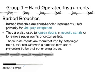 Endodontic Instruments | PPTX