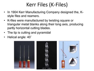 Endodontic Instruments | PPTX