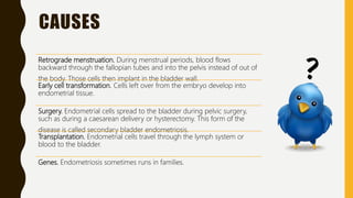 case presentation on bladder endometriosis | PPTX