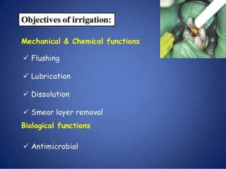 ENDODONTIC IRRIGANTS | PPT