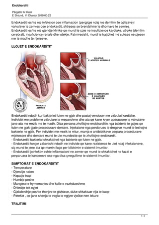 Endokarditi | PDF