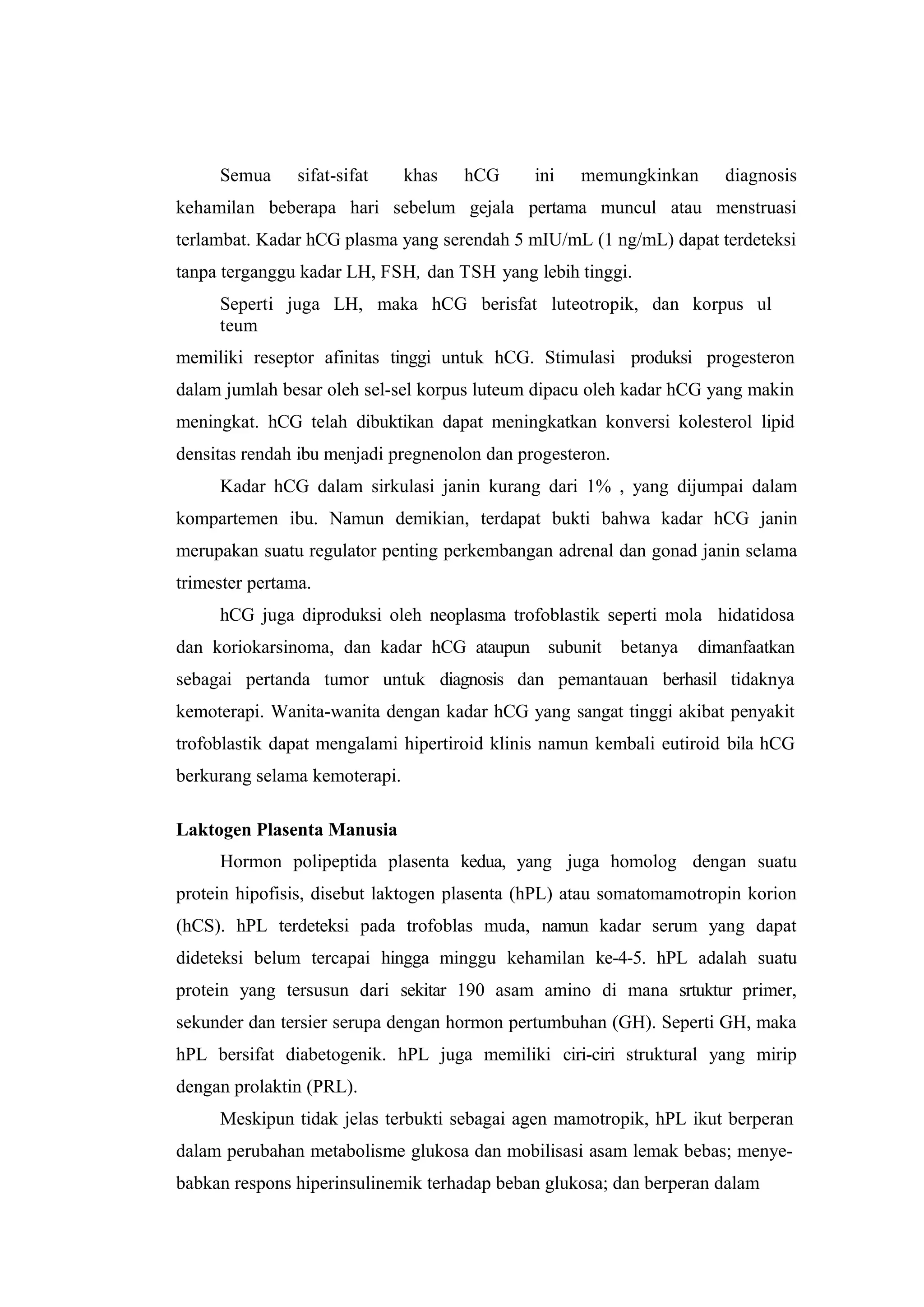 Endokrinologi plasenta | DOC