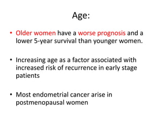 Recent diagnostic and Prognostic indices of Endometrial Cancers Dr ...