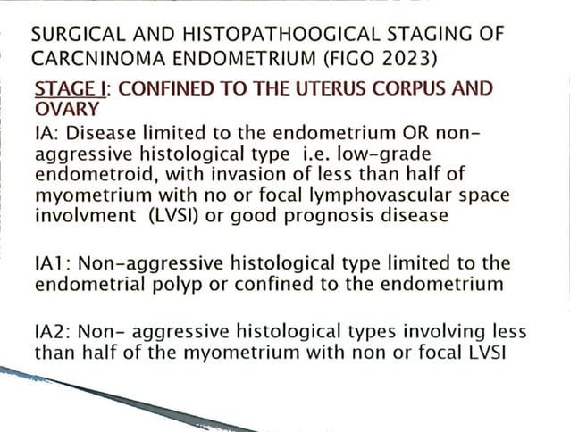 Endometrial Carcinoma - Gynaecology MBBS | PDF | Menopause | Endocrine ...