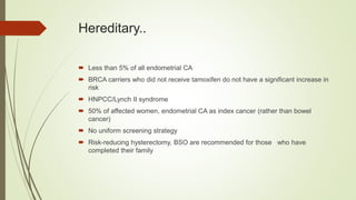 Endometrial Cancer | PPT