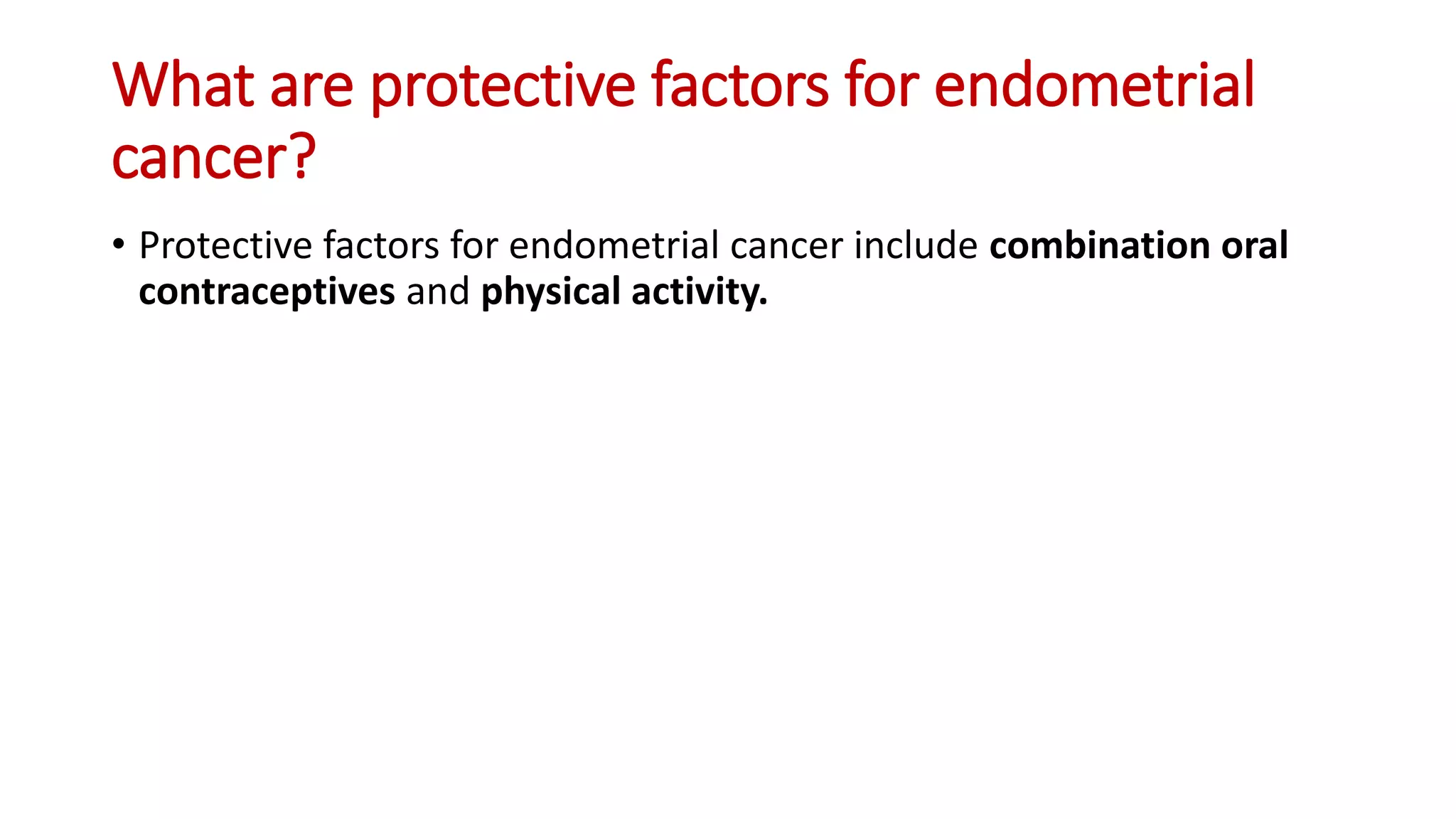 Case Study: Endometrial Cancer | PPTX