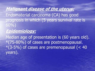 endometrial cancer #.ppt....................... | PPT