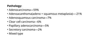endometrial carcinoma in females by dr sahitya | PPTX