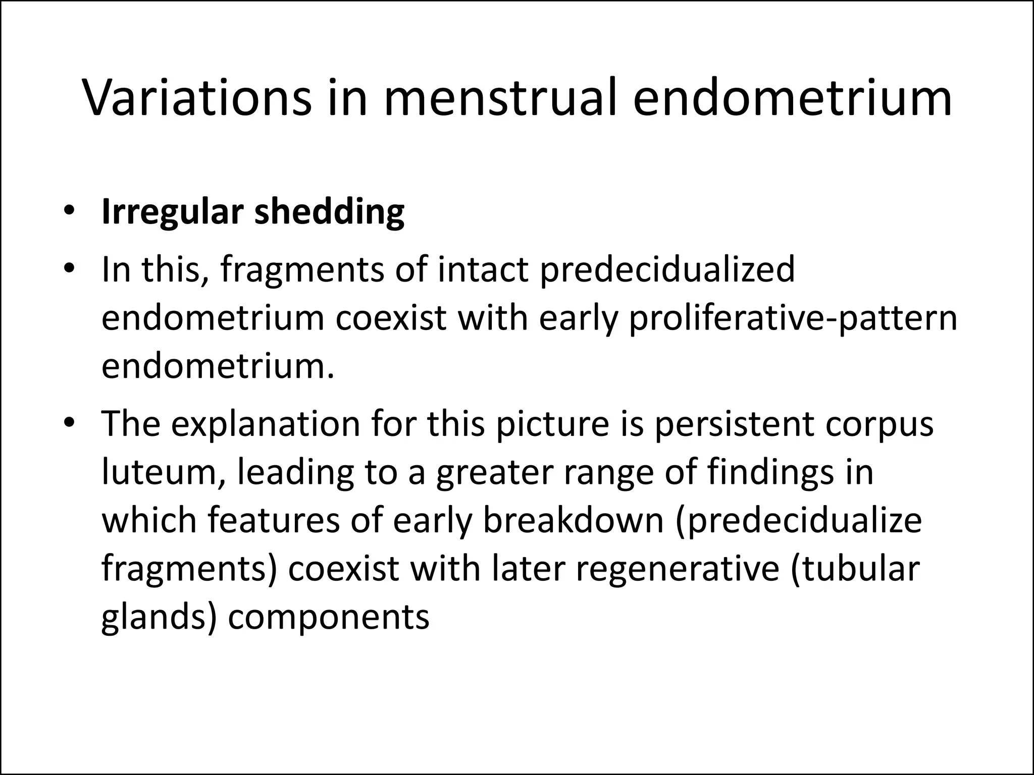 Endometrial histopathology-Basics | PDF