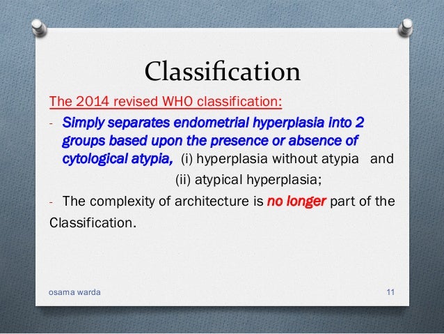 Endometrial Hyperplasia