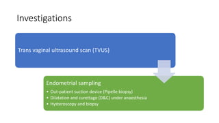 Endometrial hyperplasia | PPT