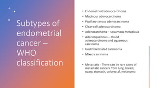 Endometrial hyperplasia and cancer.pptx