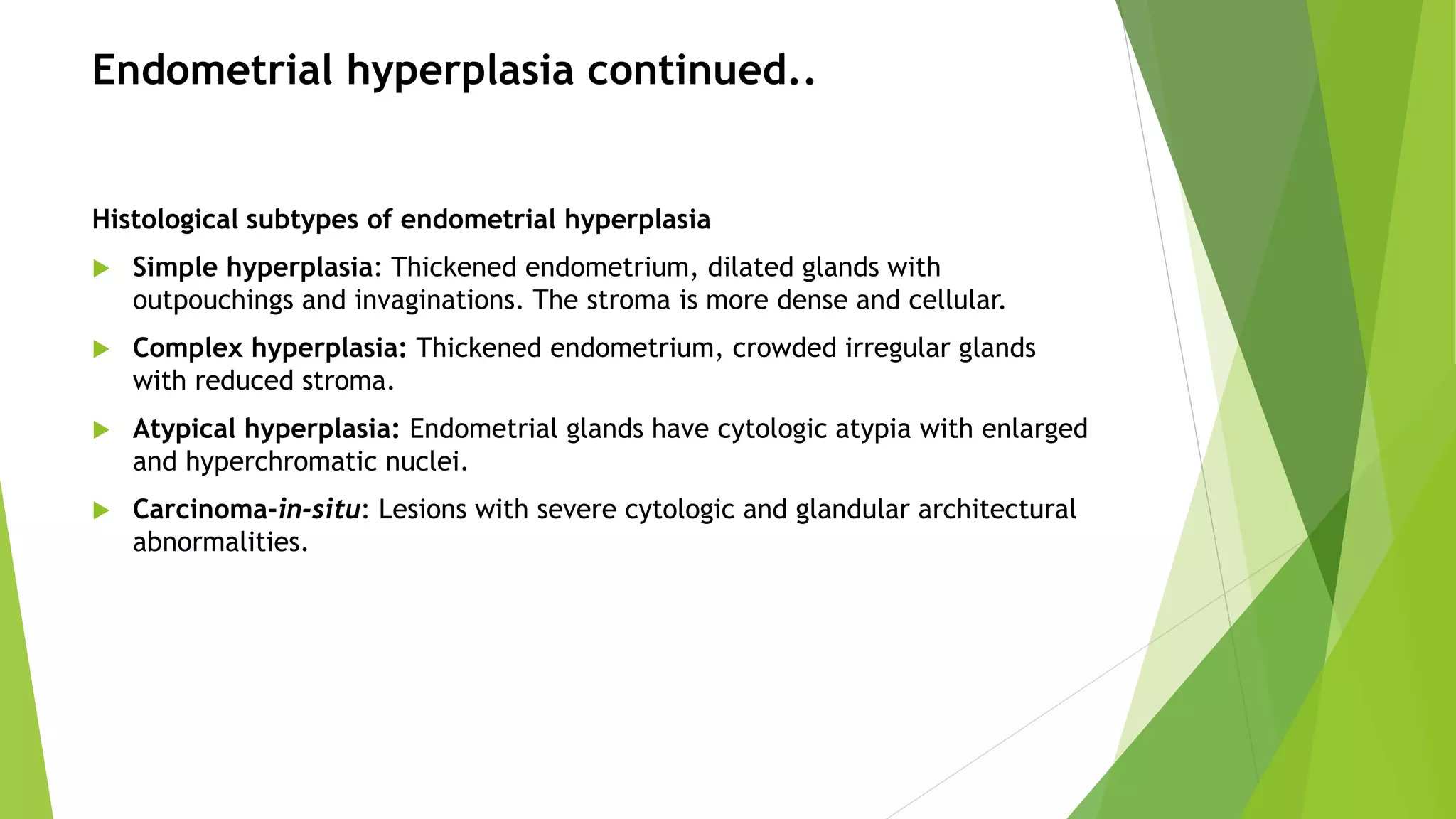 Endometrial Hyperplasia and Carcinoma | PDF | Menopause | Endocrine and Metabolic Diseases