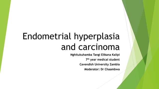 Endometrial Hyperplasia and Carcinoma | PDF | Menopause | Endocrine and Metabolic Diseases