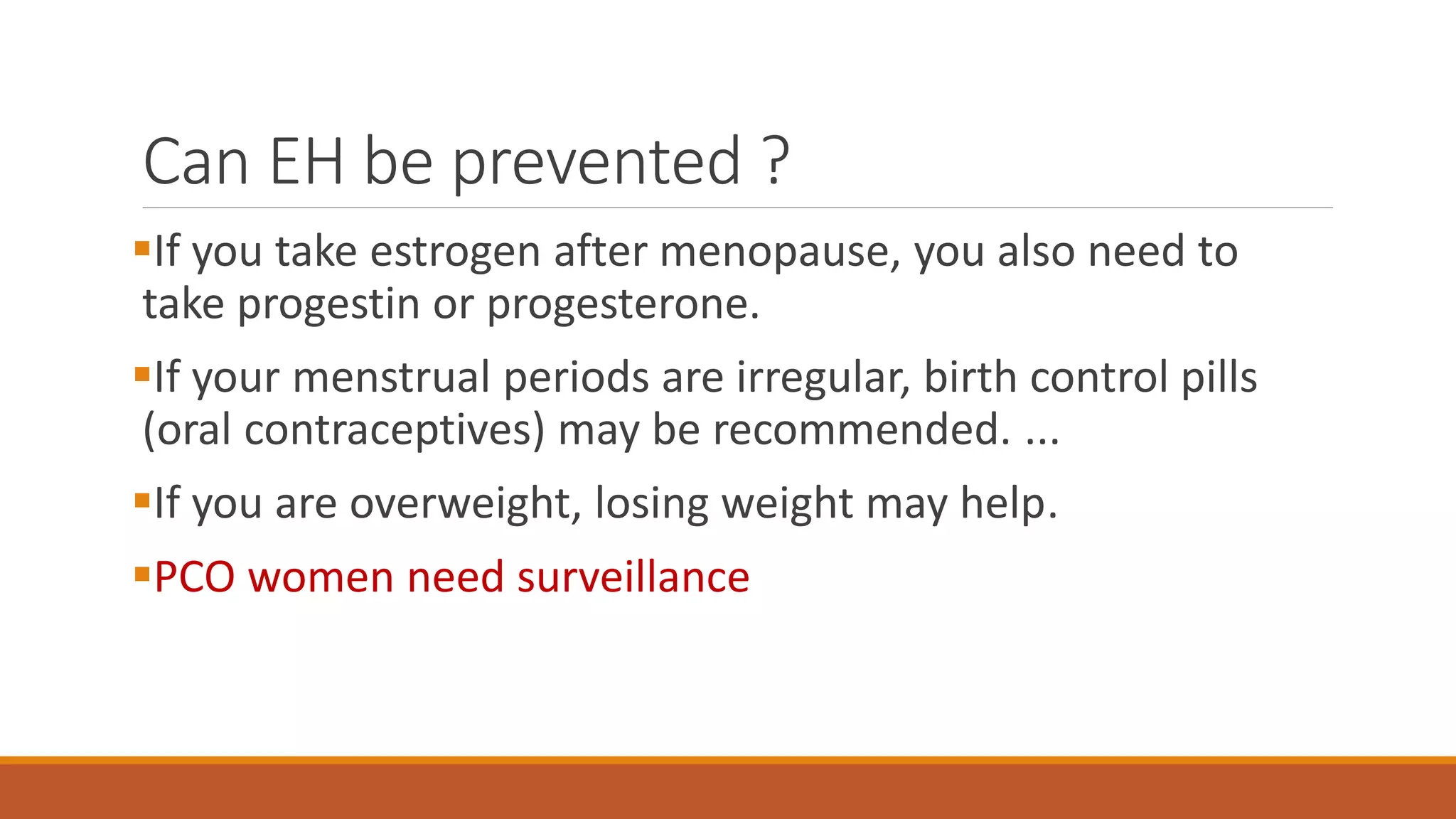 Endometrial Hyperplasia & Cancer Uterus Explain by Dr. Laxmi Shrikhande | PPT