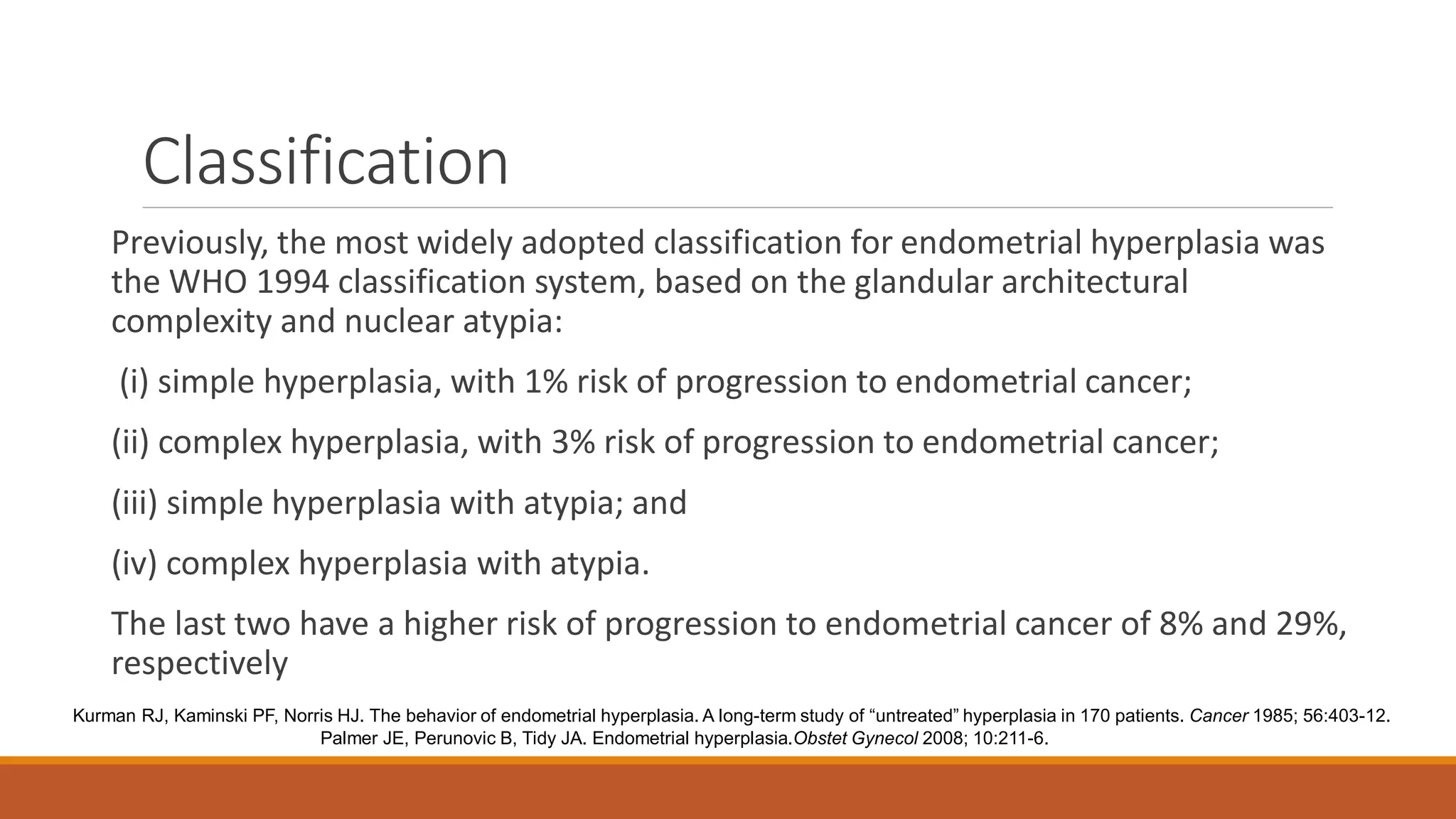 Endometrial Hyperplasia & Cancer Uterus Explain by Dr. Laxmi Shrikhande | PPT