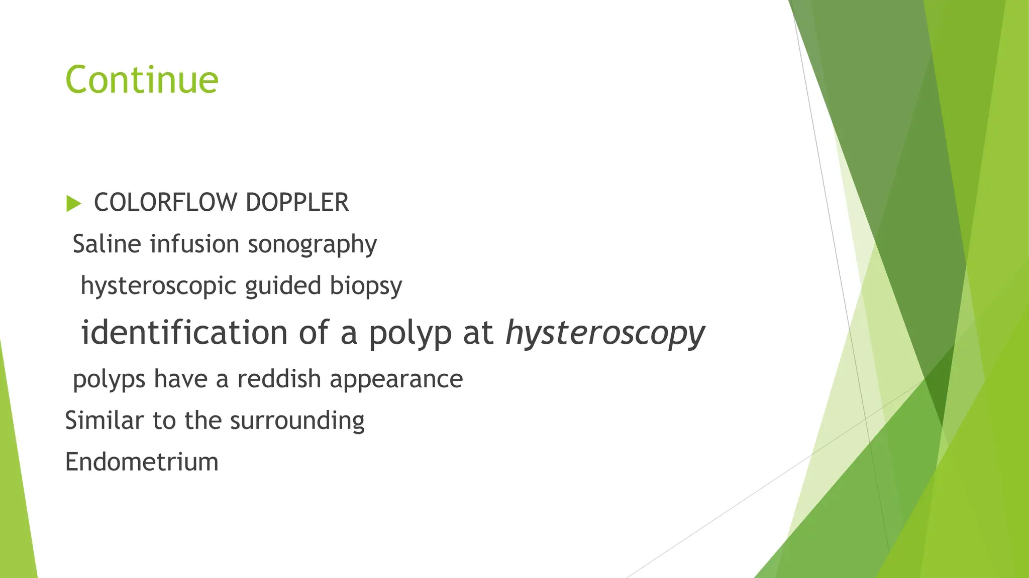 endometrial polyp.pptx for medical students | PPTX
