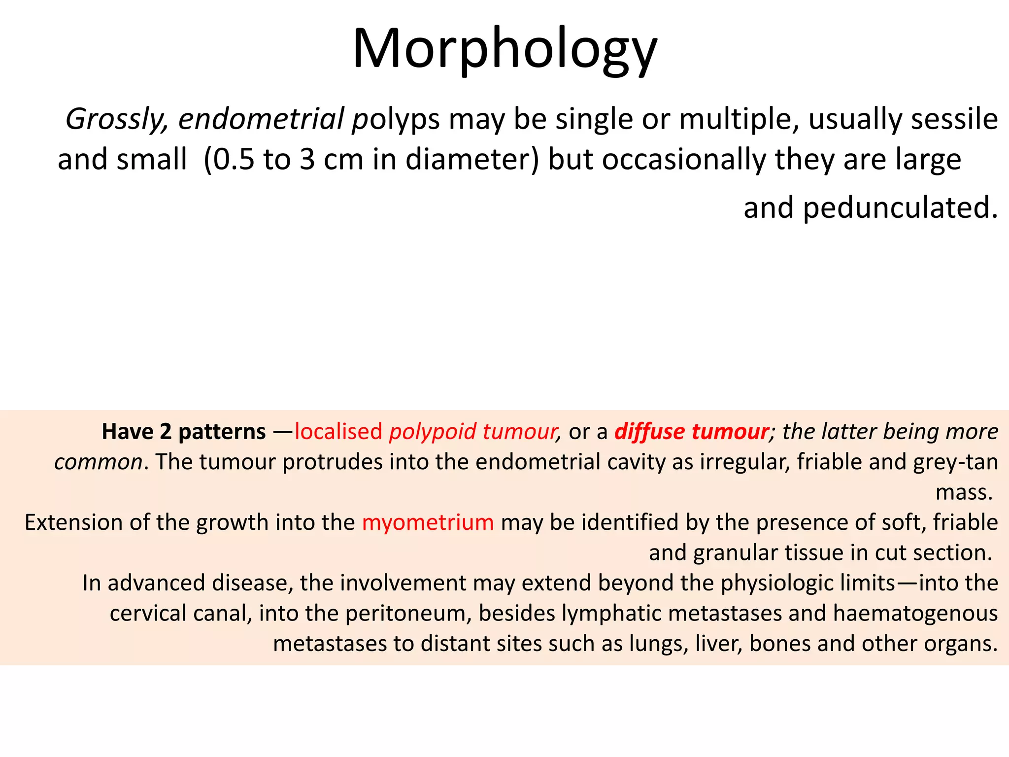 Endometrial polyp, hyperplasia, carcinoma | PPTX