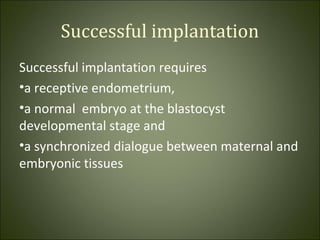 Endometrial receptivity | PPT