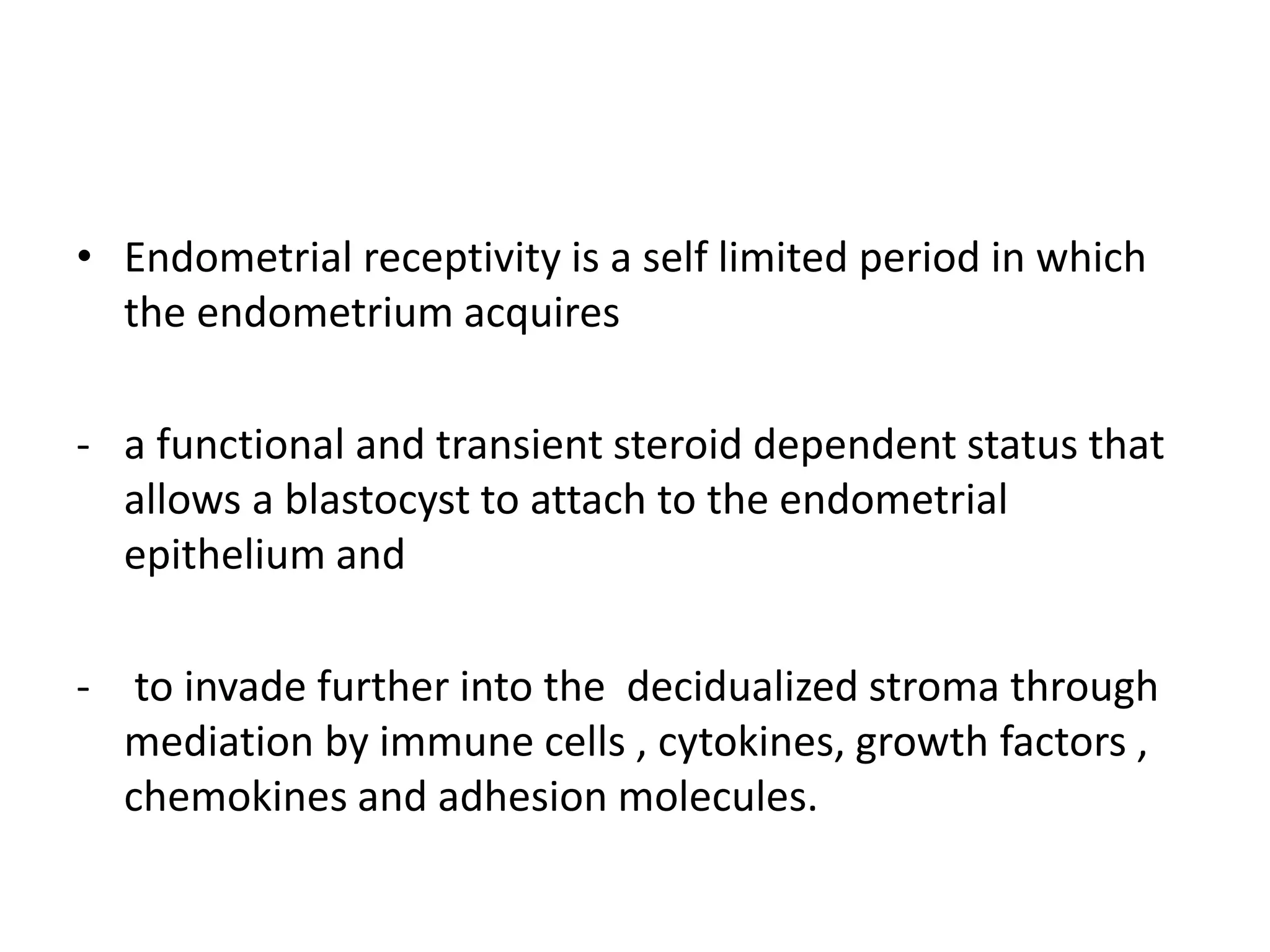 Endometrial receptivity | PPTX