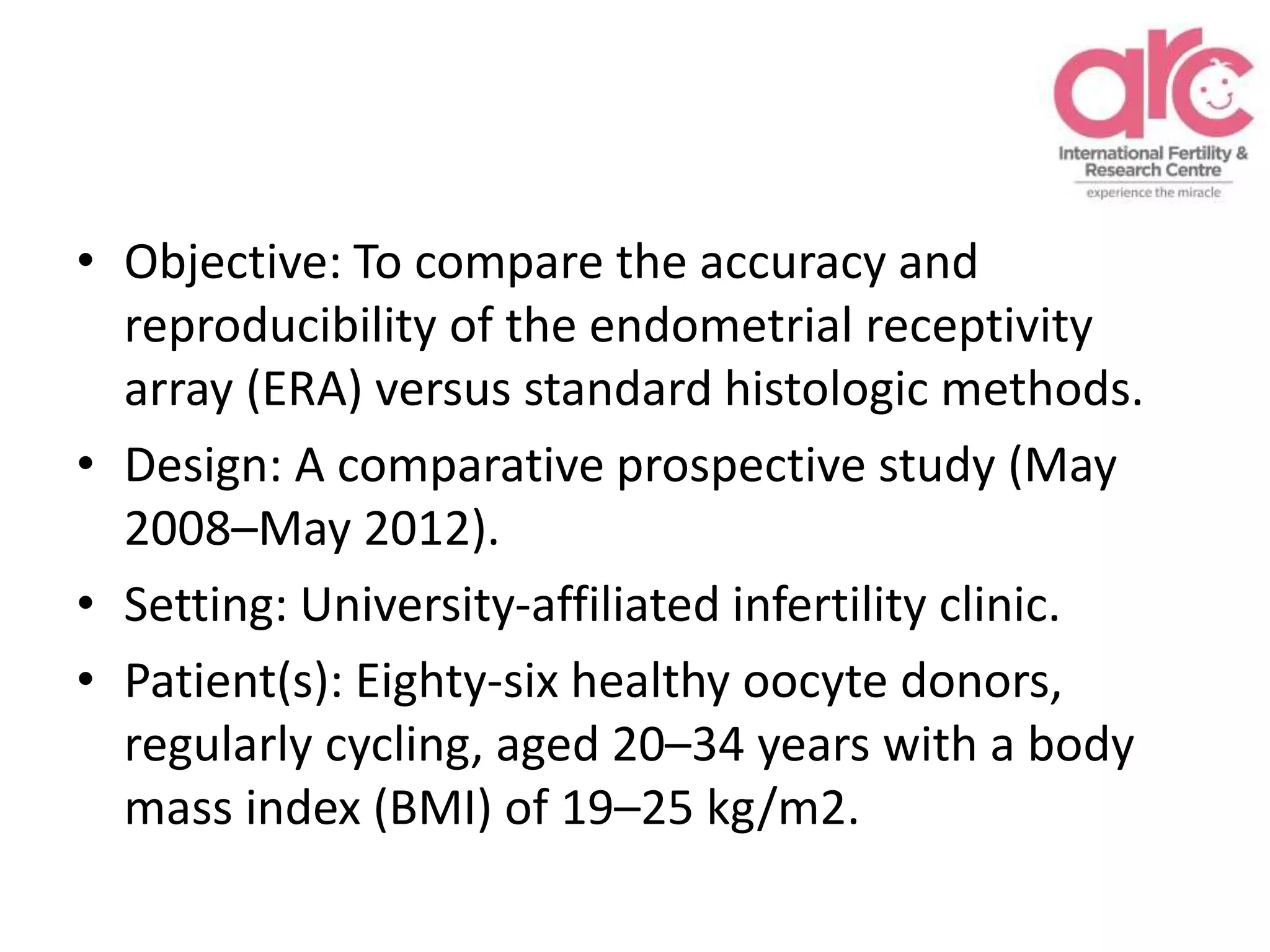 Endometrial receptivity assay, by Dr.Gayathiri | PPTX