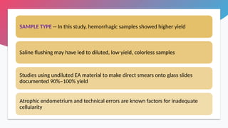Endometrial Secrets Unmasked through Cytology Analysis ppt - Copy.pptx
