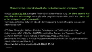 Endometrial thickness and rpoc | PPTX