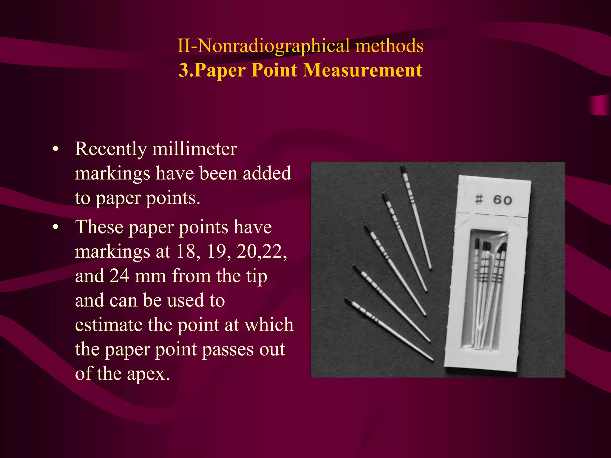 working length estimation in endodontic | PPTX