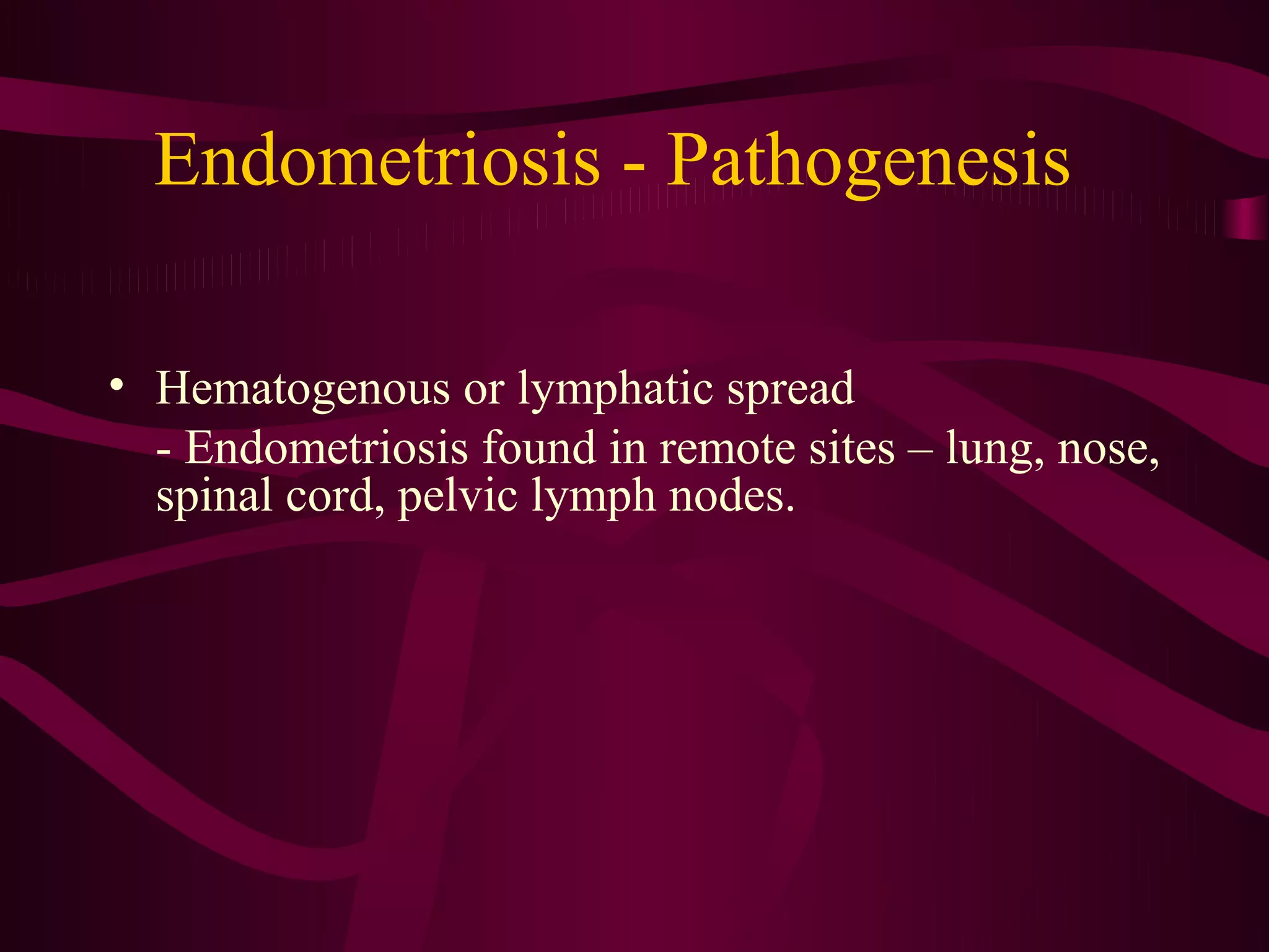 Endometriosis | PPT