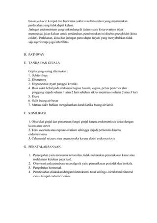Endometriosis | DOCX