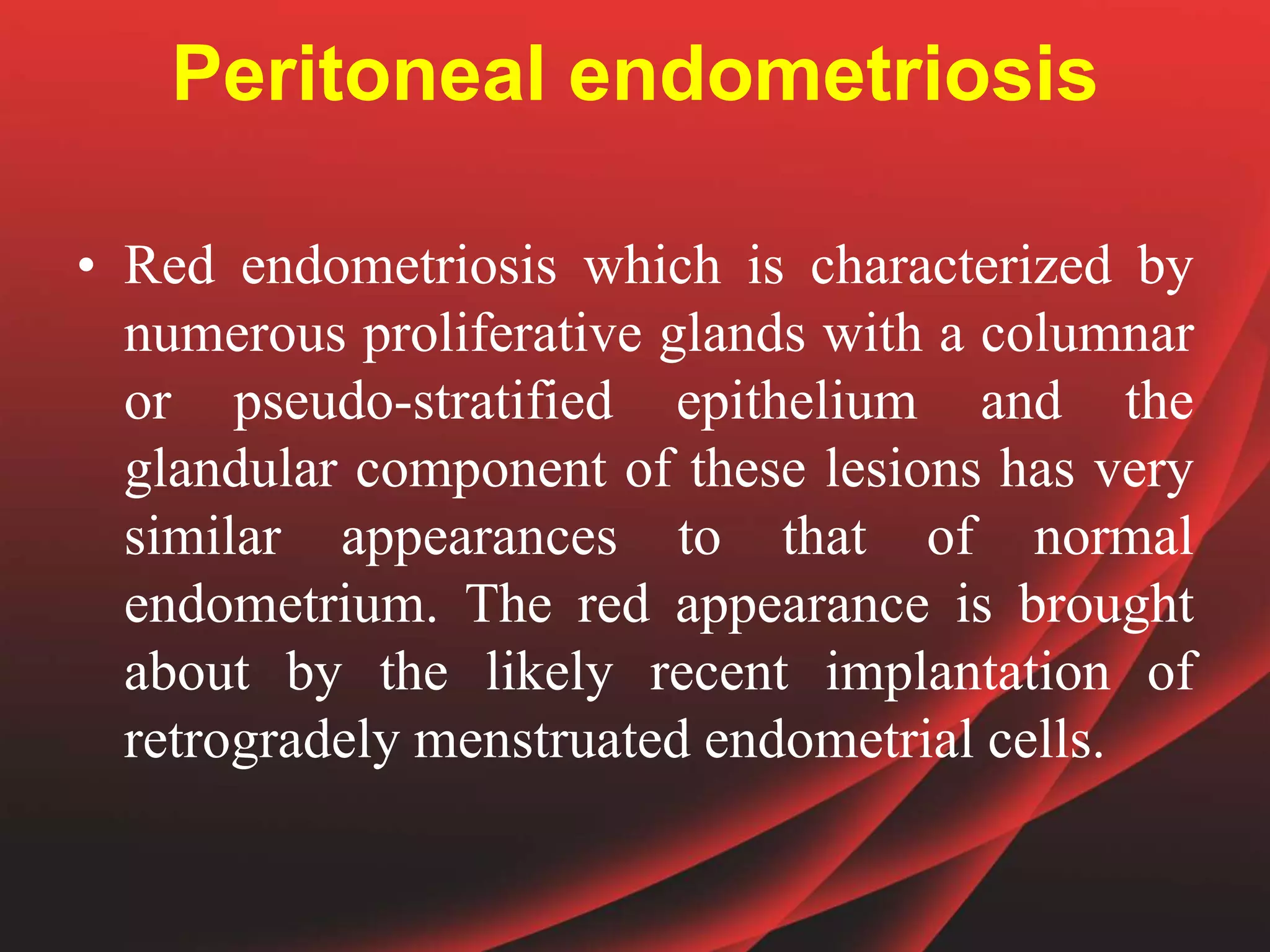 Endometriosis | PPTX