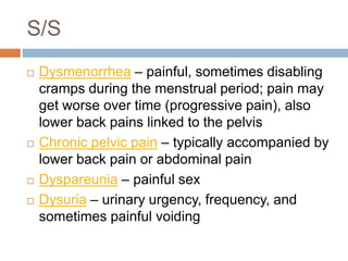 Endometriosis | PPTX