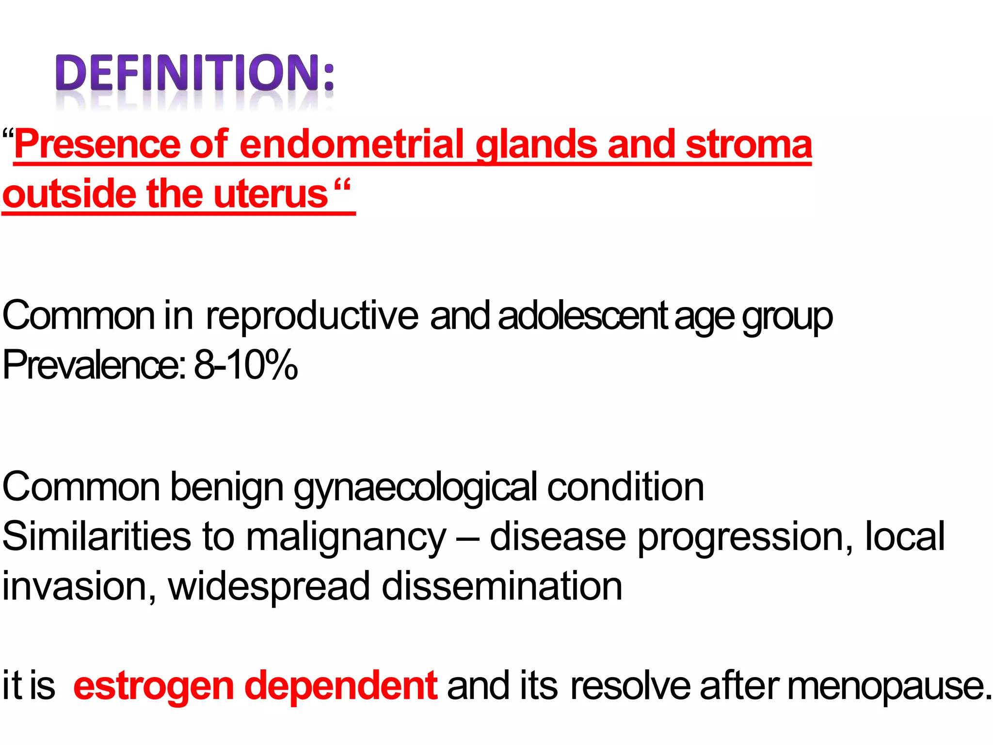 ENDOMETRIOSIS | PPTX