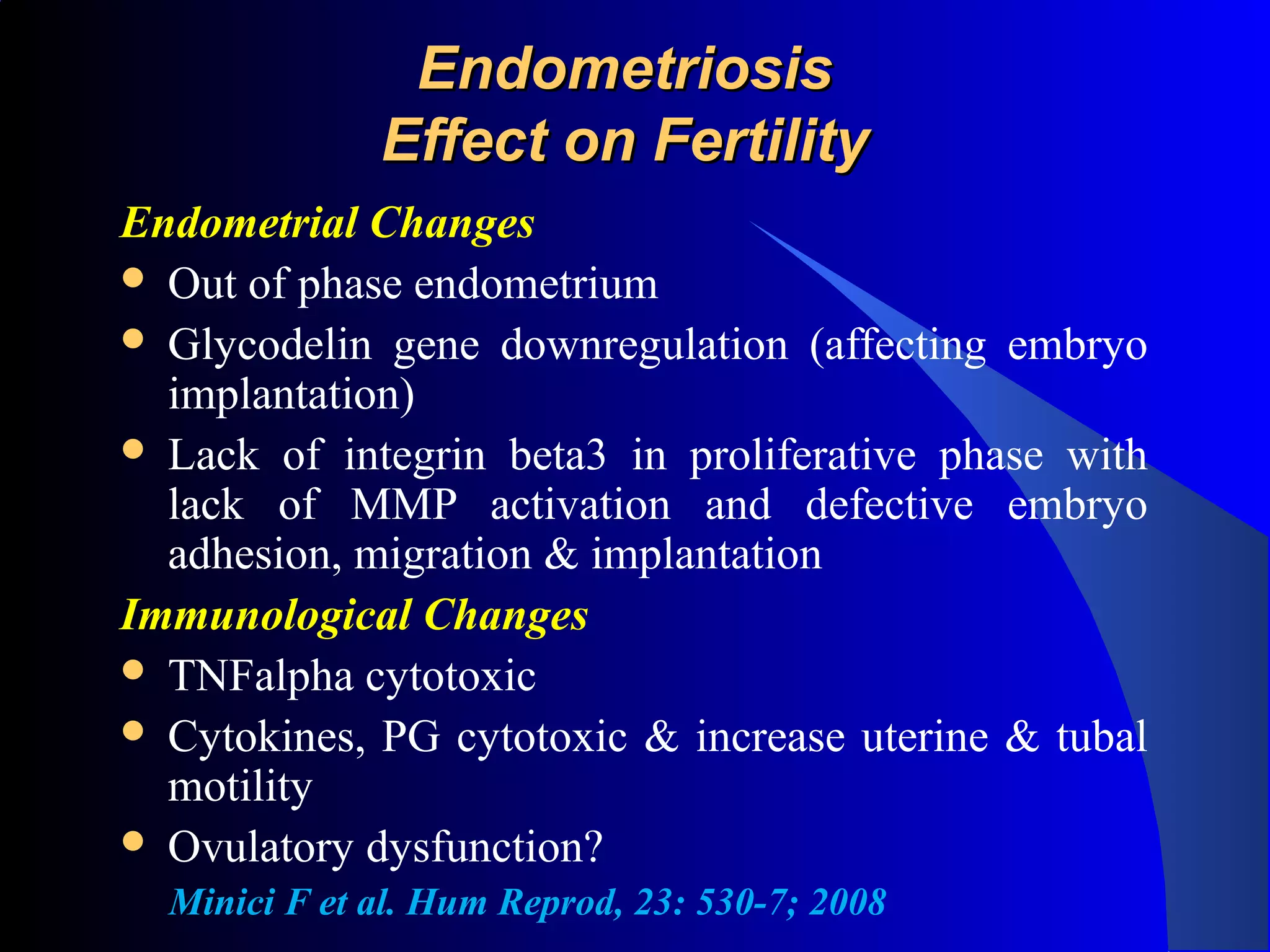 Endometriosis and infertlity | PPT