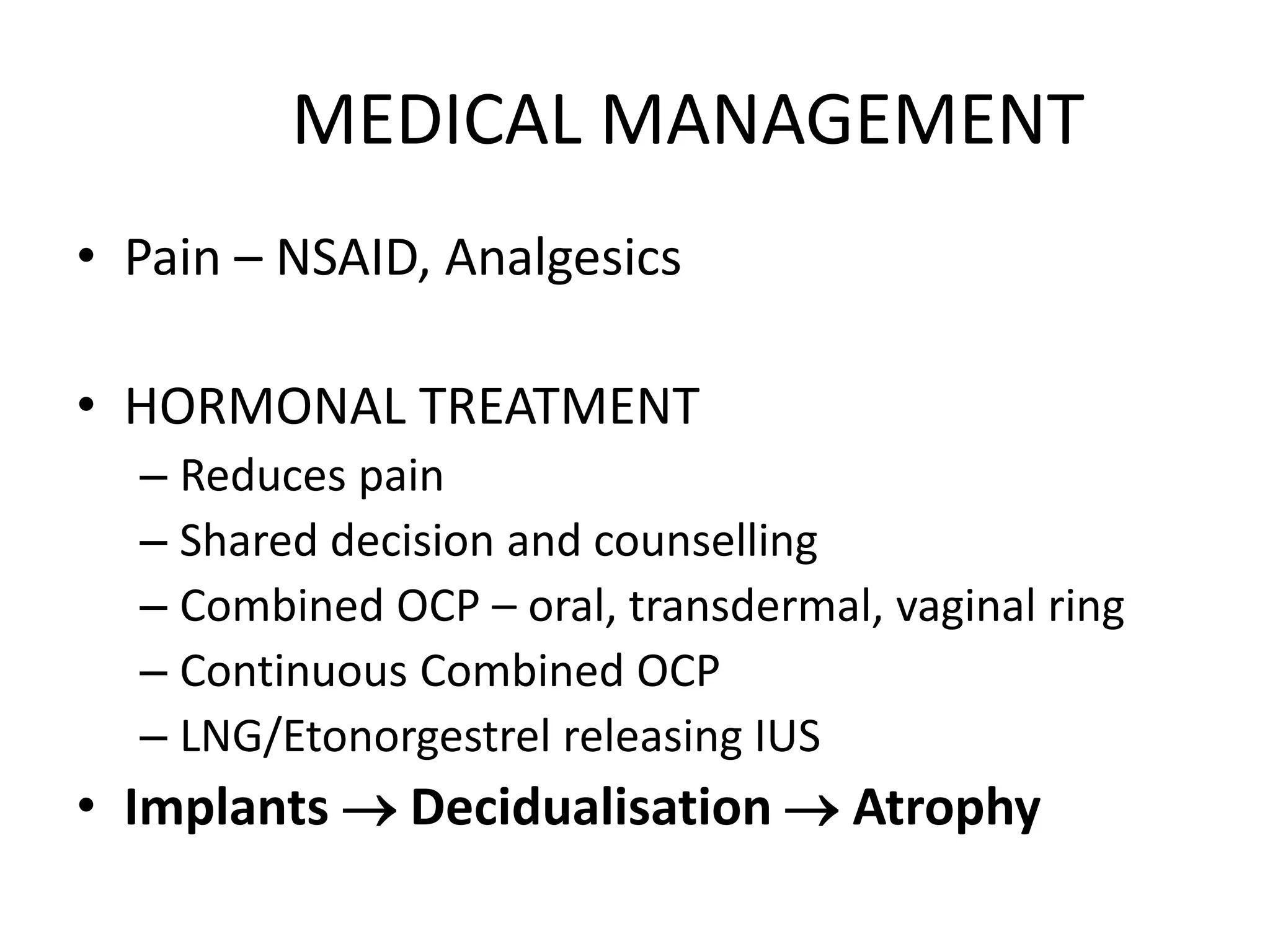 classification of endometriosis/staging/management | PPTX