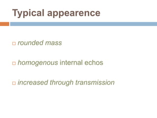 Endometriosis by Ultrasound | PPTX
