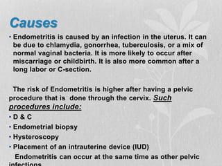 Endometritis | PPTX
