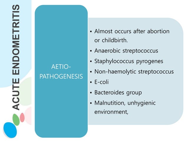 Endometritis | PPTX | Pregnancy | Reproductive Health