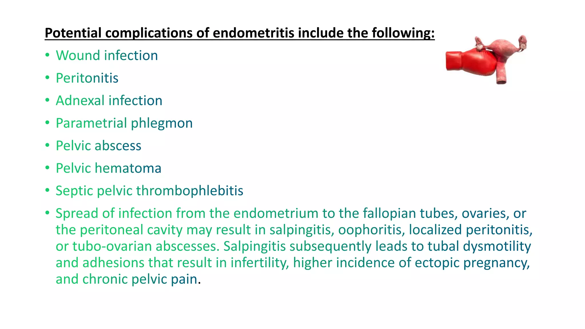 ENDOMETRITIS obstetric and gynecology . | PPTX