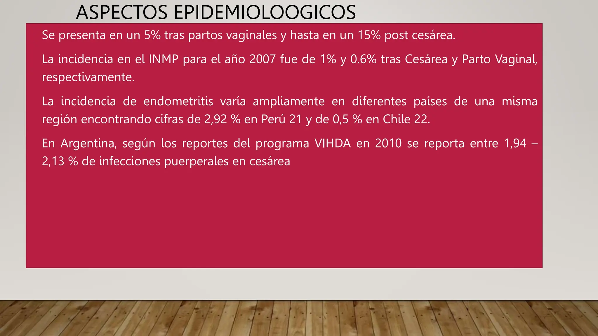 Como se presenta la ENDOMETRITIS PUERPERAL | PPT