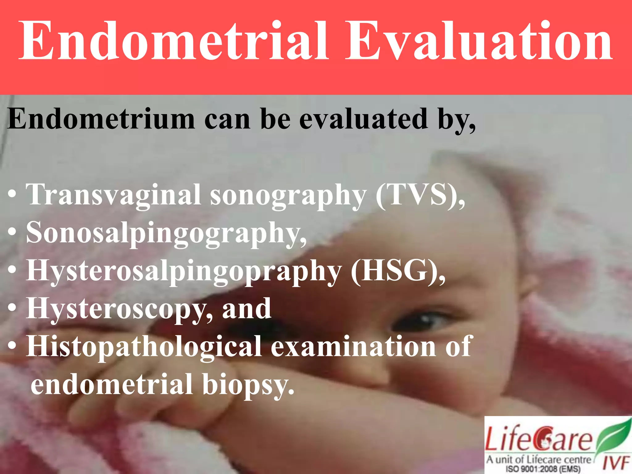 Thin Endometrium & Infertility (Part – I) , Dr. Sharda Jain , Life Care ...