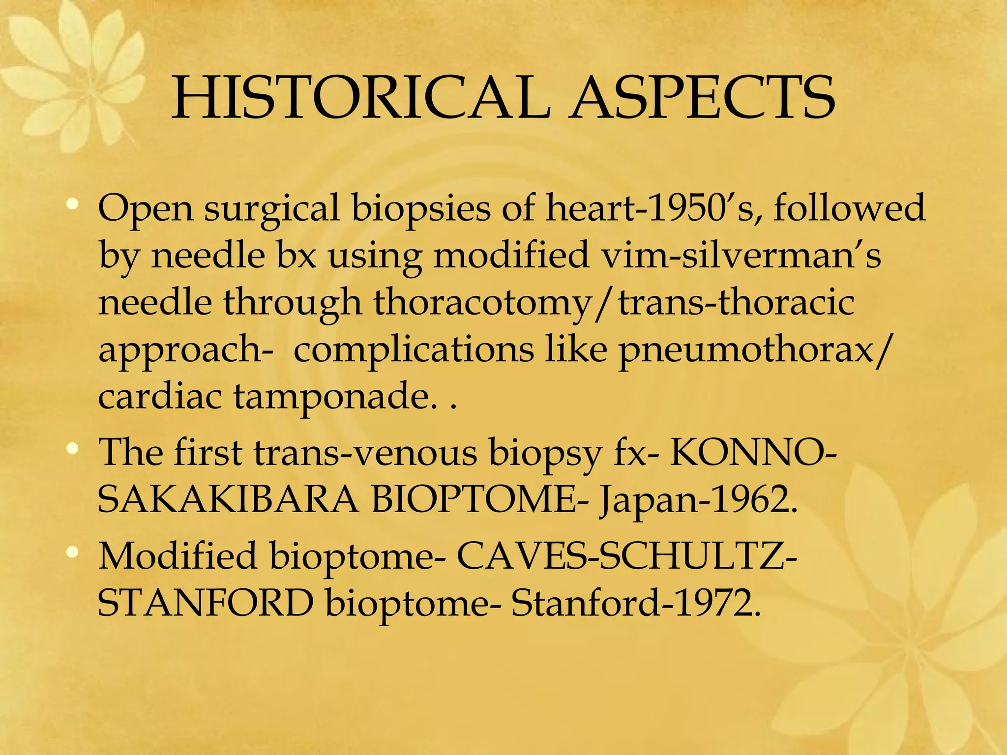 Endomyocardial biopsy | PPT