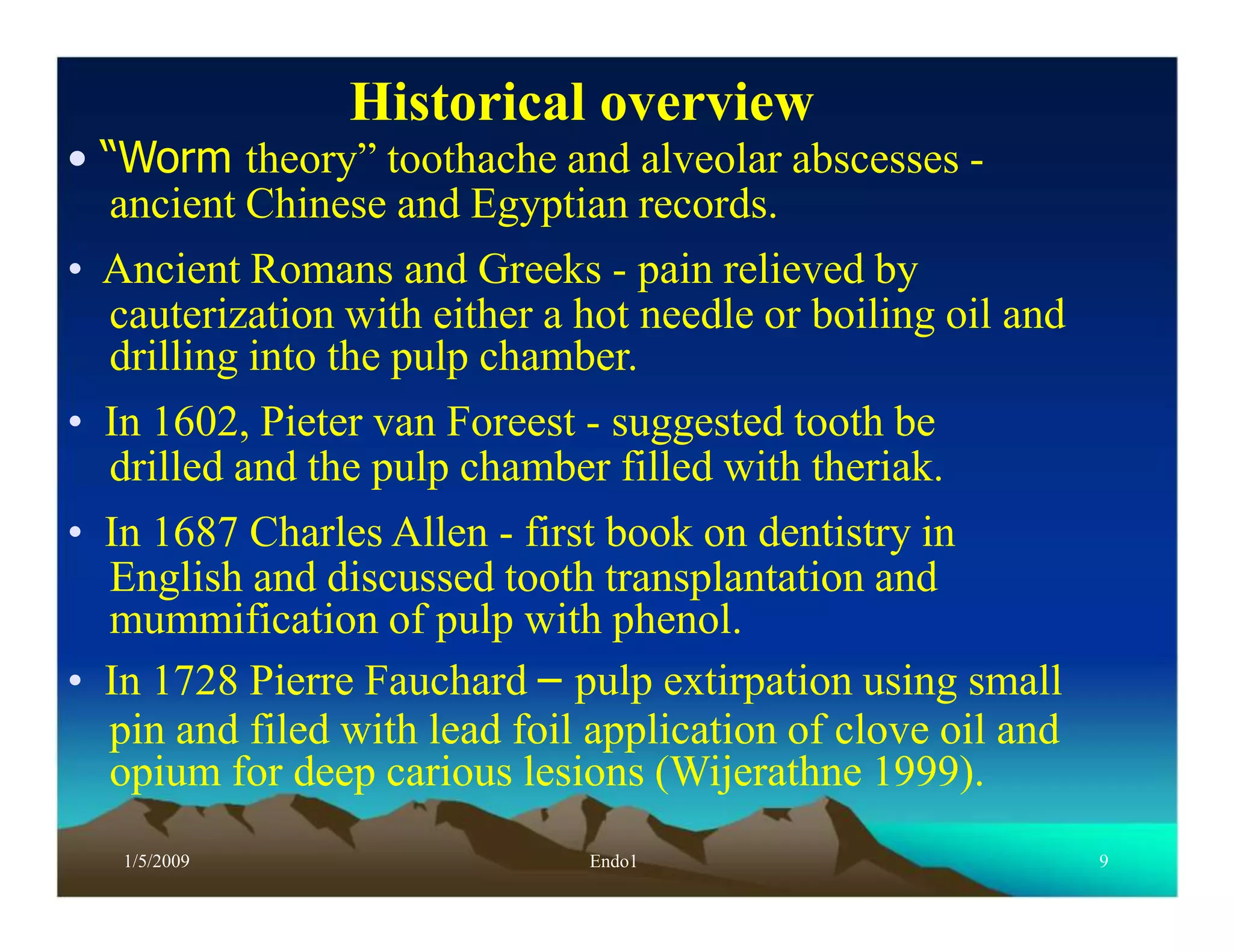 Endo note 1 definition and history | PPTX