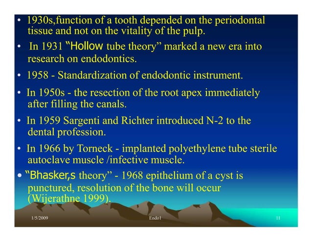Endo note 1 definition and history | PPTX