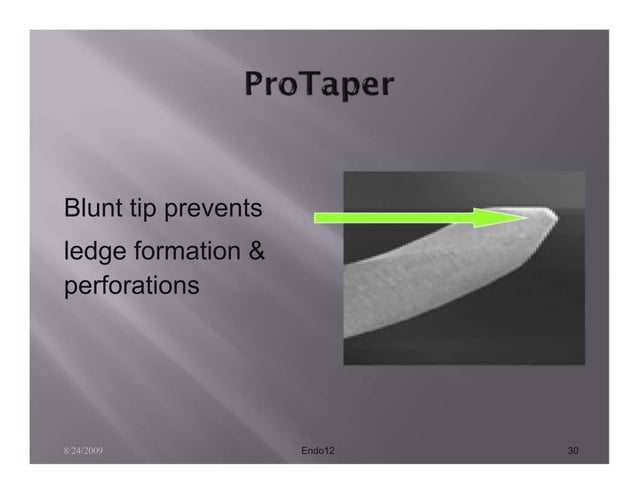 Endo note 12 rotary technique | PPTX | Science