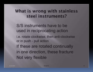 Endo note 12 rotary technique | PPTX | Science