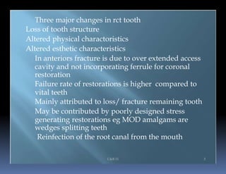 Endo note 16 restoration of root filled | PPTX