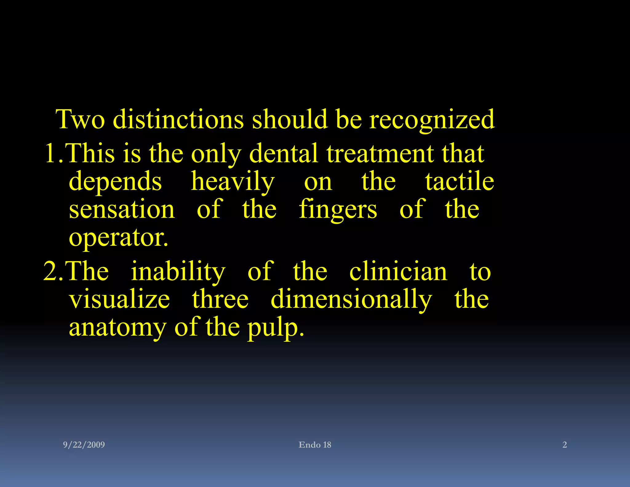 Endo note 18 ledge formation | PPTX