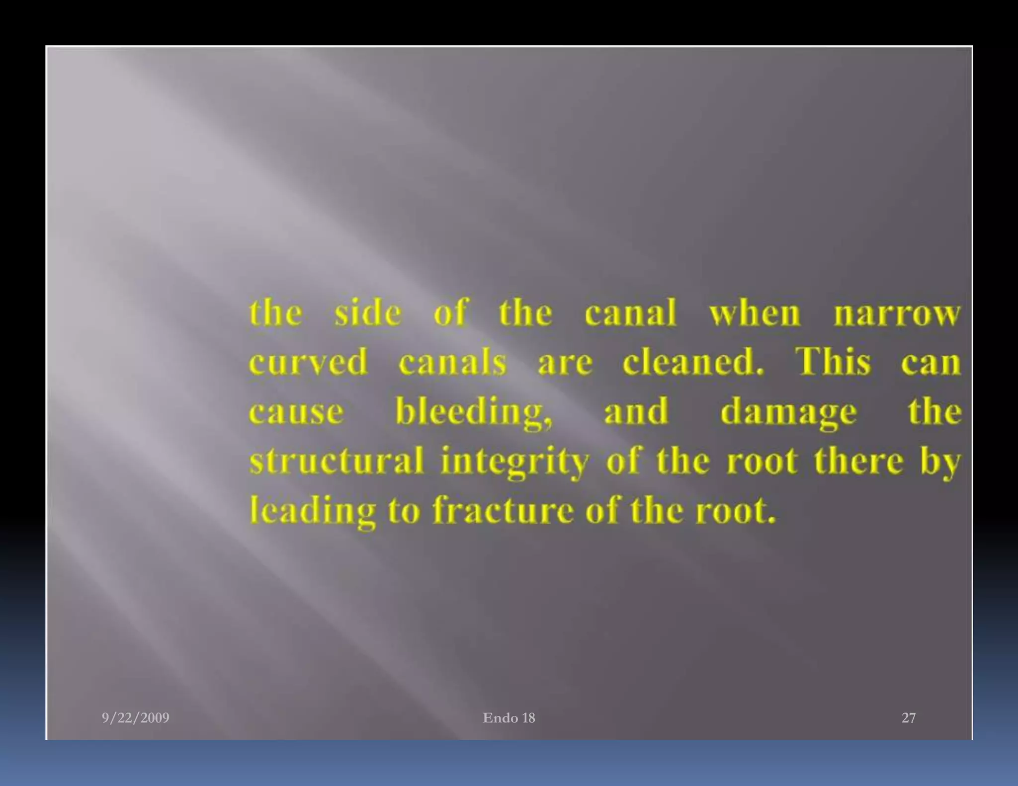 Endo note 18 ledge formation | PPTX