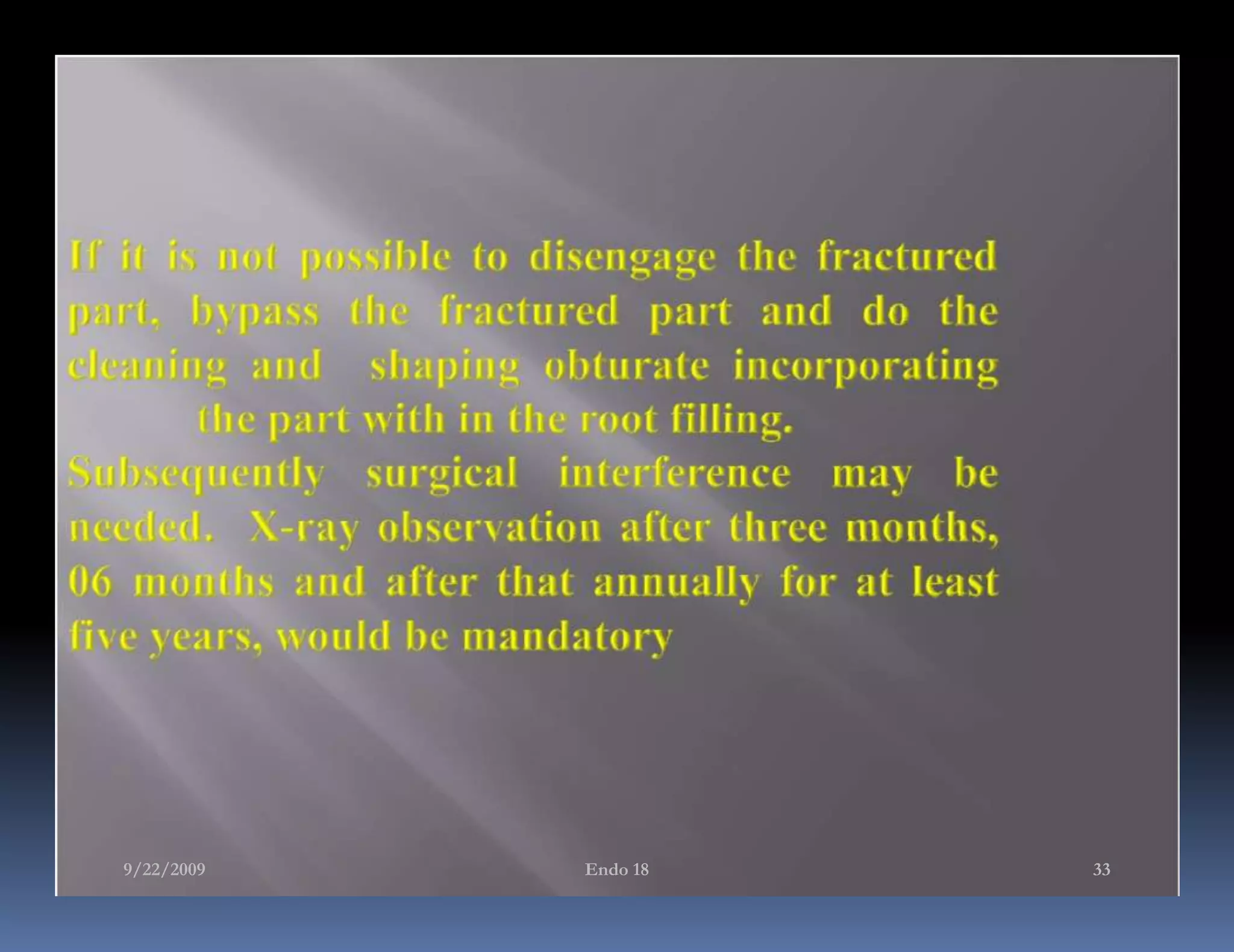 Endo note 18 ledge formation | PPTX